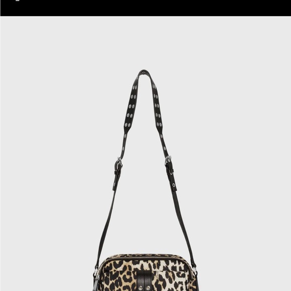 Ganni | Bags | Leopard Print Crossbody Bag | Poshmark